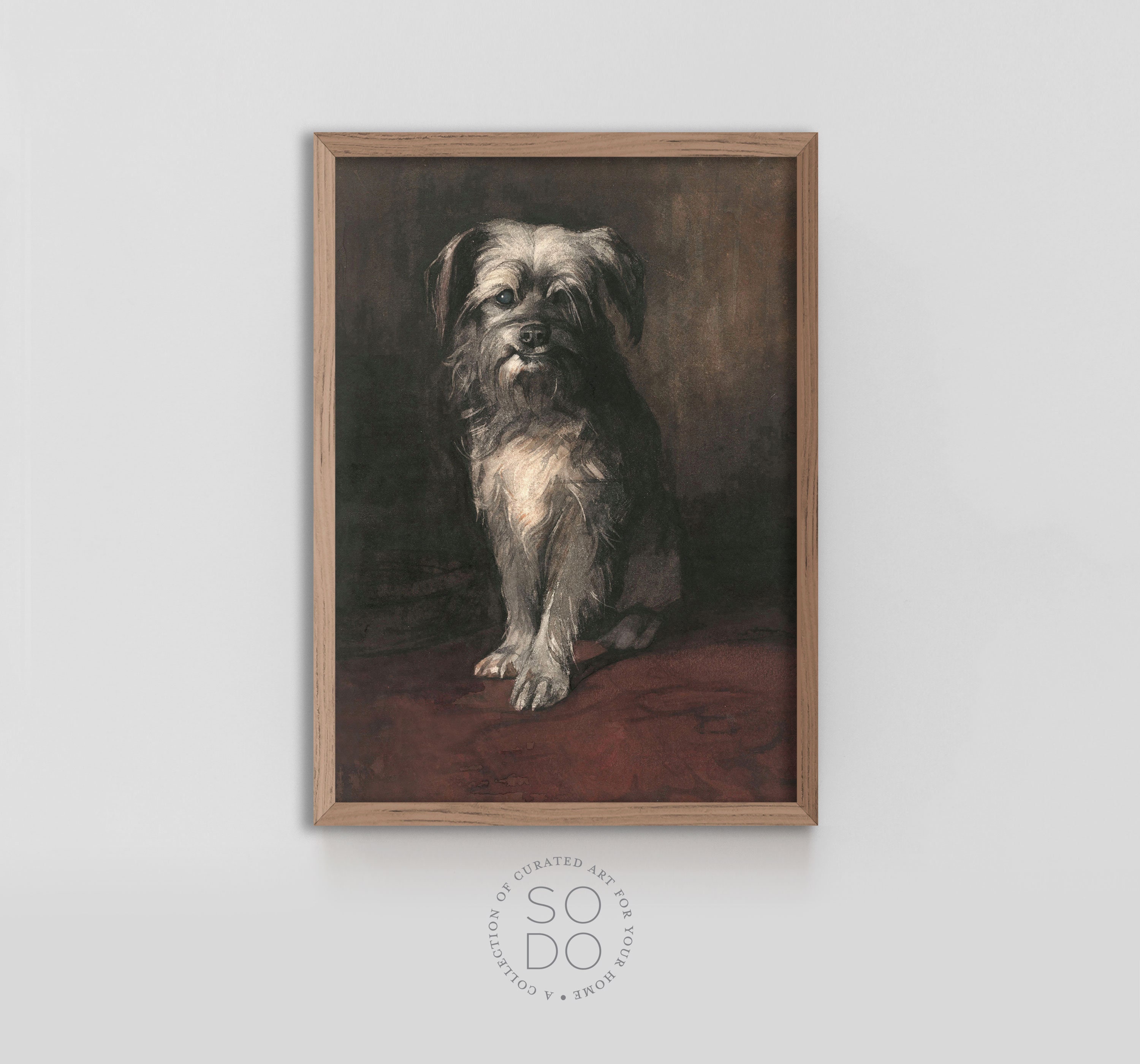 Vintage Dogs Gallery Wall Set of 9, Dogs Prints, Antique Dog Wall Art ...
