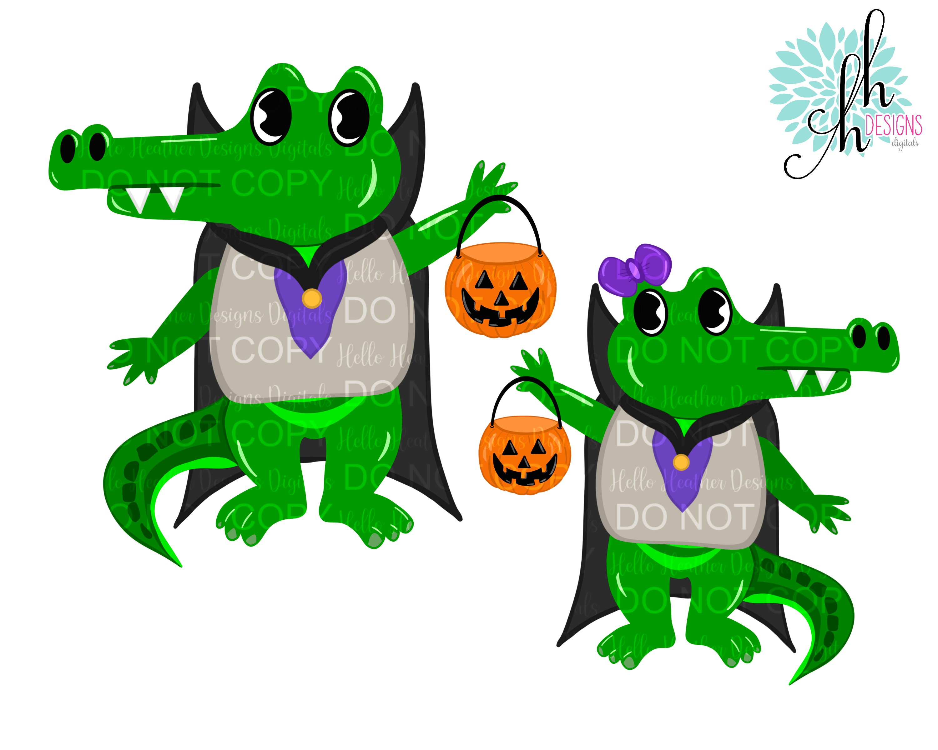 Alligator Vampire Halloween Sublimation Design PNG | Digital Download ...