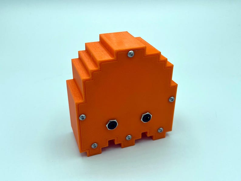 3D Printed Orange Desk Light Ghost - Etsy