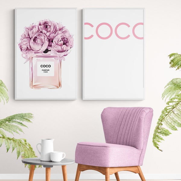 Coco Chanel Wall Art - Etsy