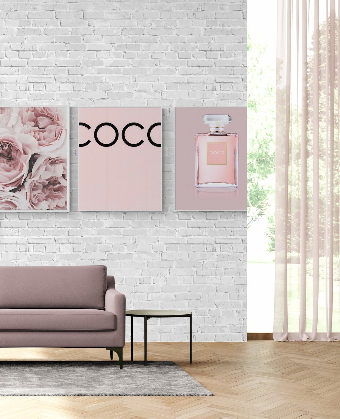 Coco Perfume Wall Prints, Set of 3 Coco Perfume Prints, Fashion Prints ...