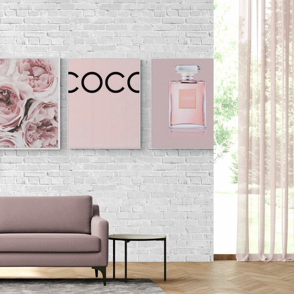 Coco Chanel Wall Art - Etsy