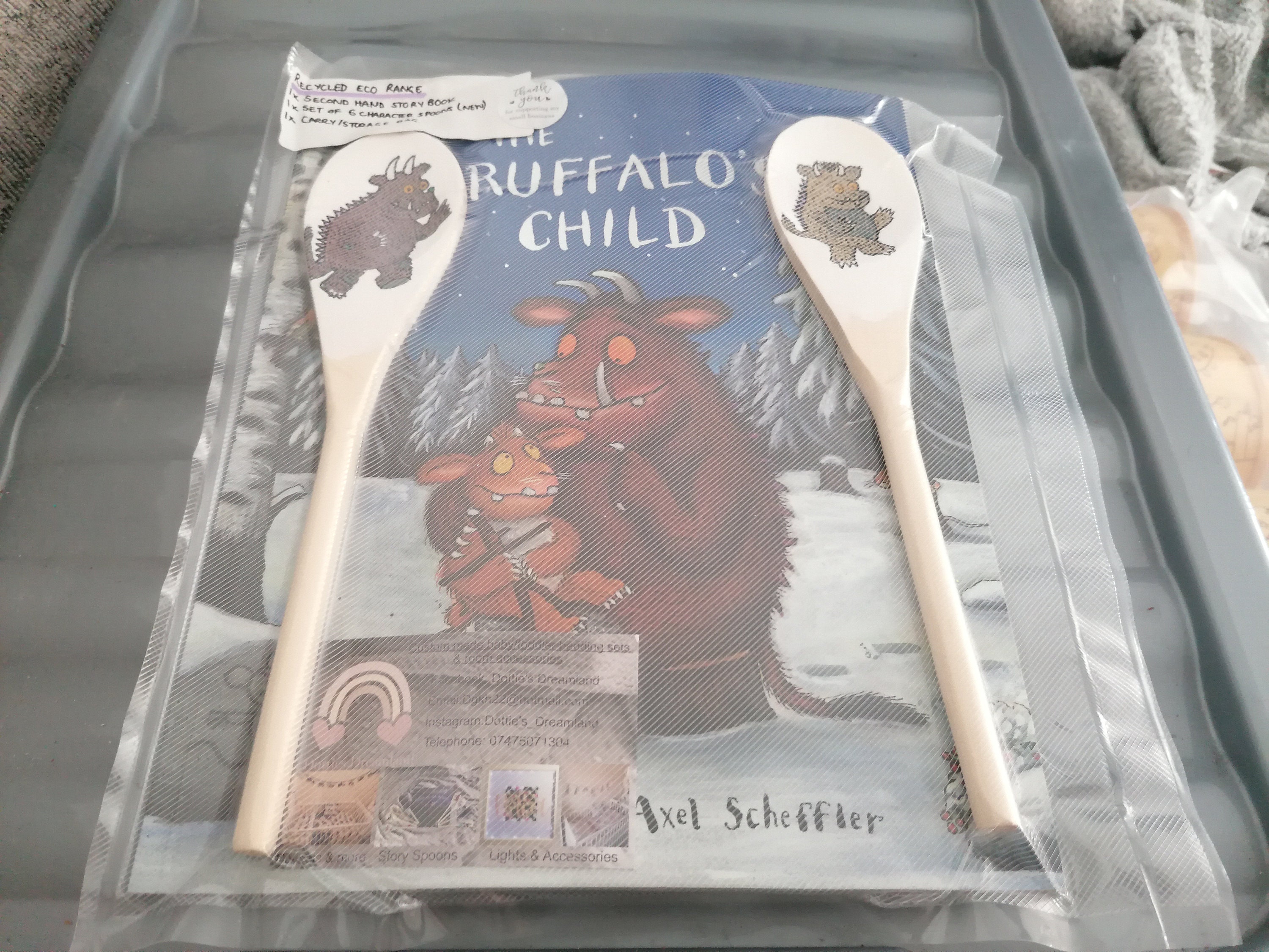 Gruffalo Child Story Book and Character Spoons - Etsy