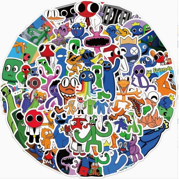 Rainbow Friends Stickers - Etsy Australia