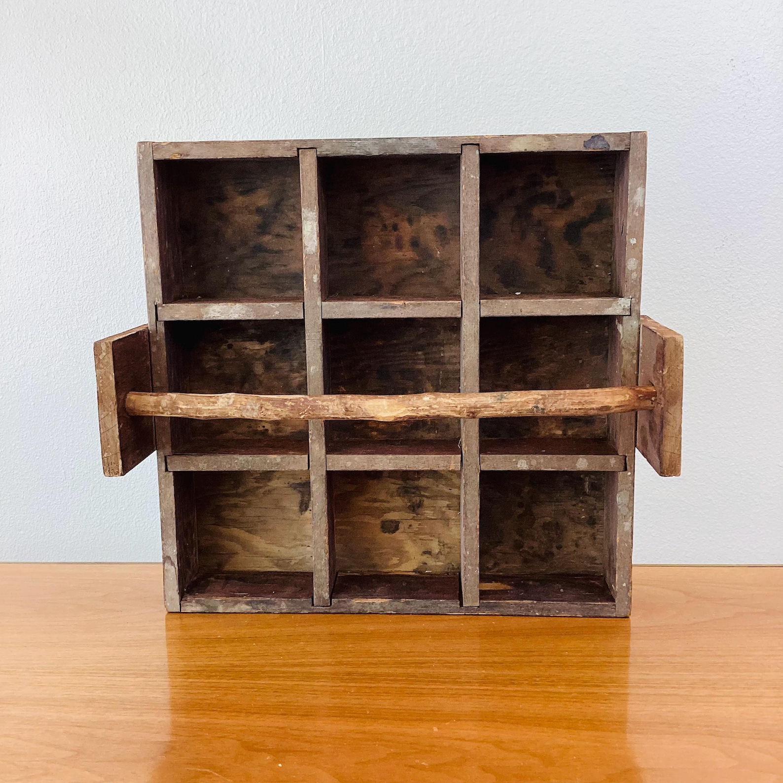 Vintage 1950s CARPENTERS TOOL Box / Caddy Rustic Handmade Wood - Etsy