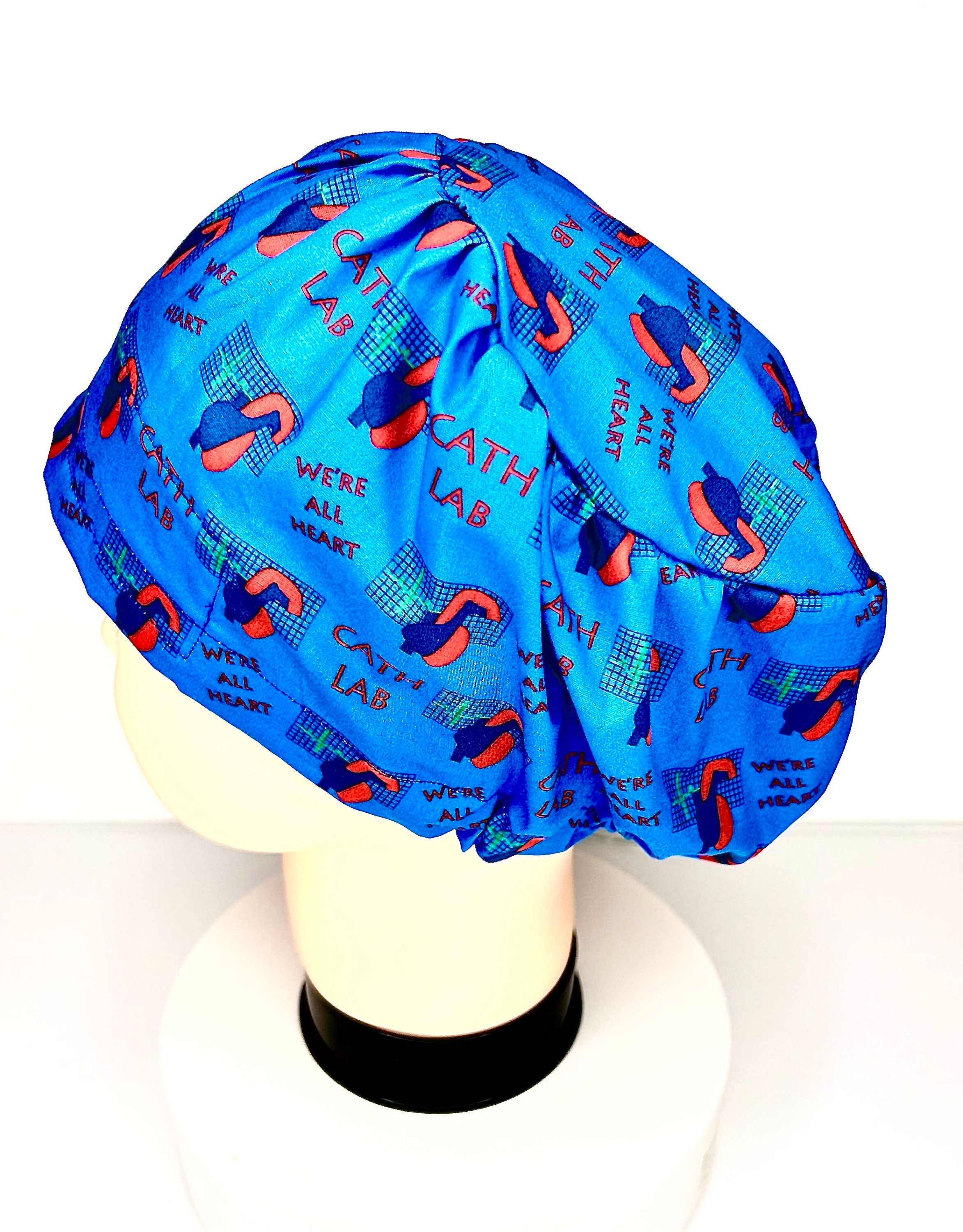 Surgical Scrub Cap for Women With Sweat Band, Euro Style, Cath Lab, EP ...