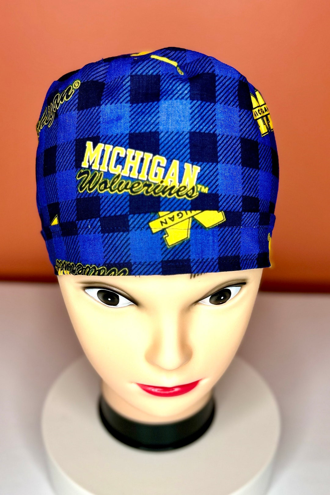 Michigan Wolverines Scrub Cap: Unisex NCAA Surgical Hat - Etsy