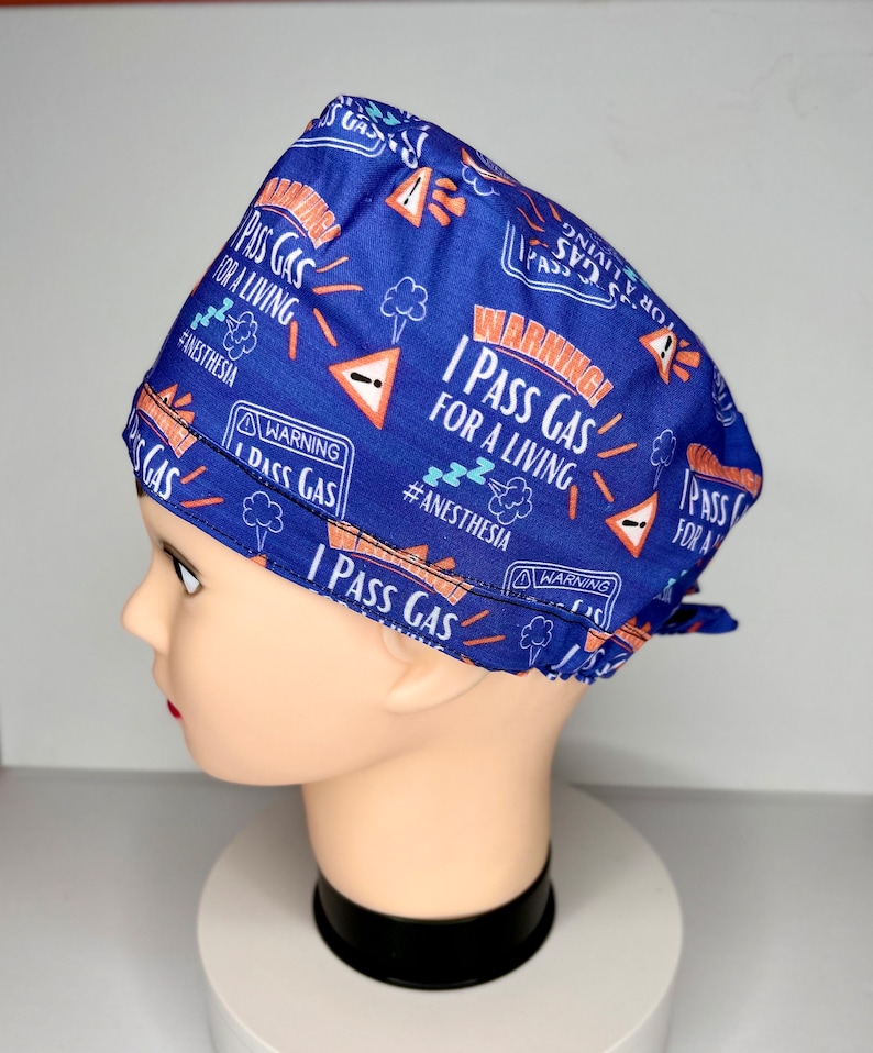 Men Unisex Surgical Nurses Caps for CRNA or Anesteziolgists. I Pass Gas ...
