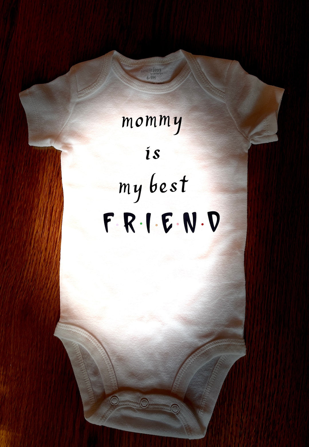 Mommy is My Best Friend Baby Onesie, Whit, Funny - Etsy