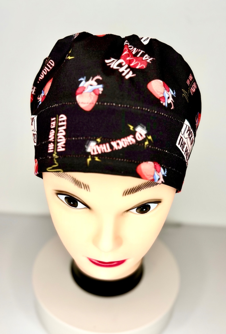 Surgical Scrub Cap for Women With Sweat Band, Euro Style, Cath Lab, EP ...