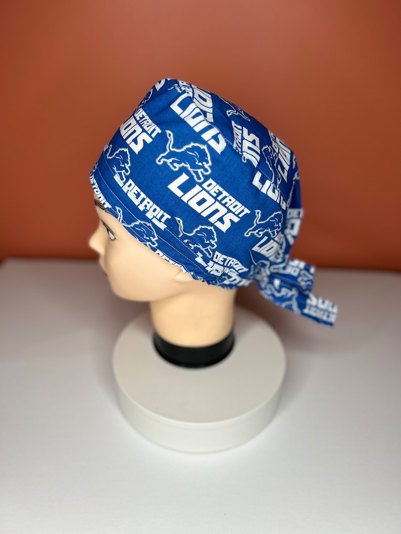 Detroit Lions Surgical Scrub Cap, Unisex,detroit Lions - Etsy