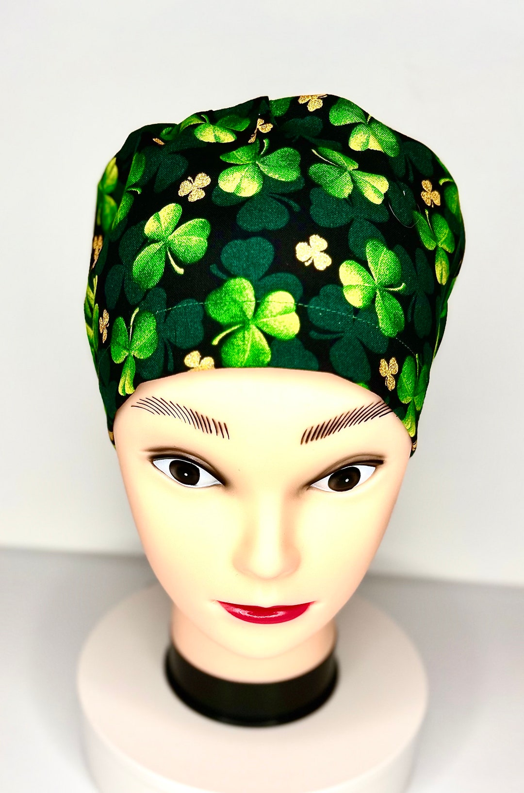 St. Patrick's Day Surgical Scrub Caps for Women. Euro Style Surgical ...