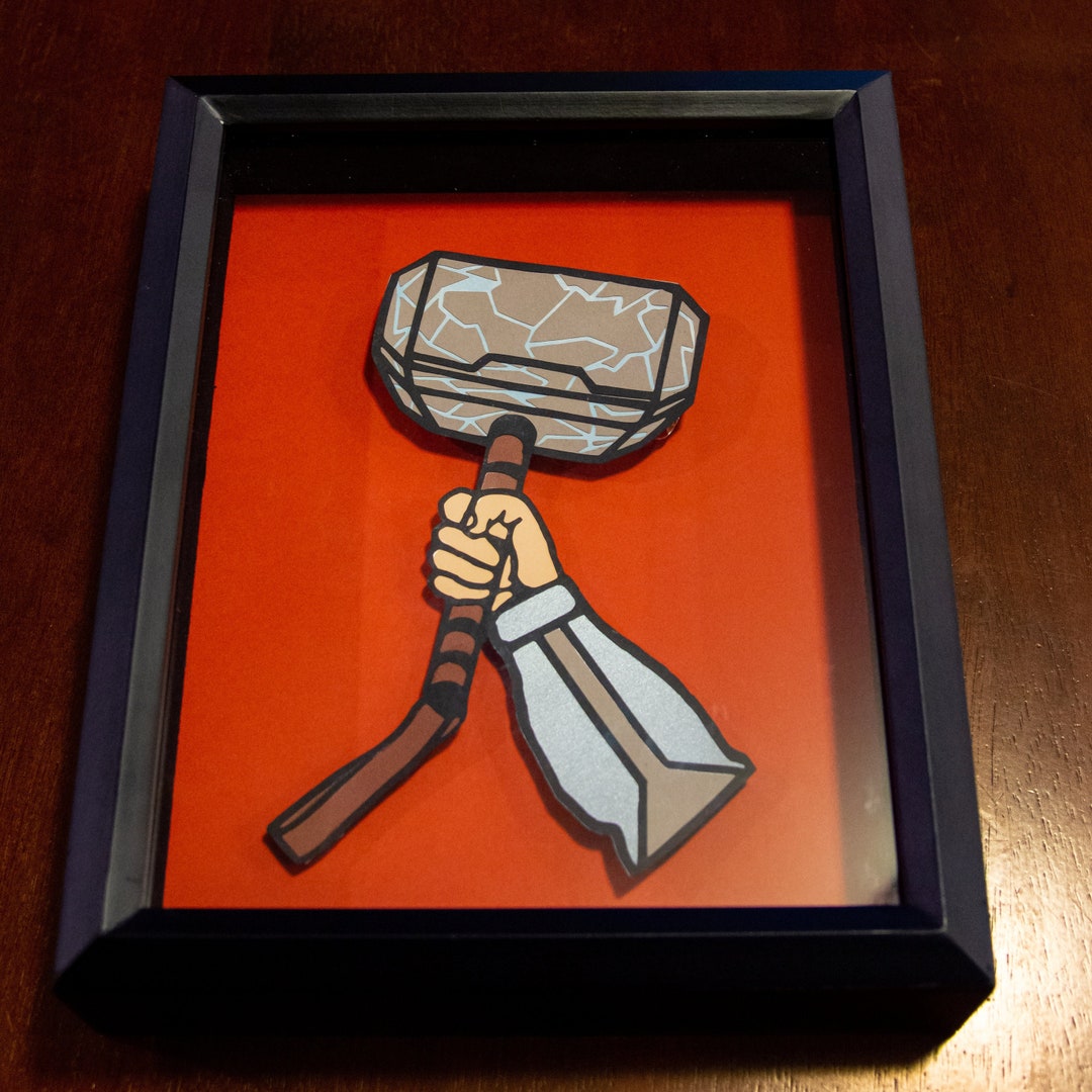 Thor Hammer Lightbox - Etsy