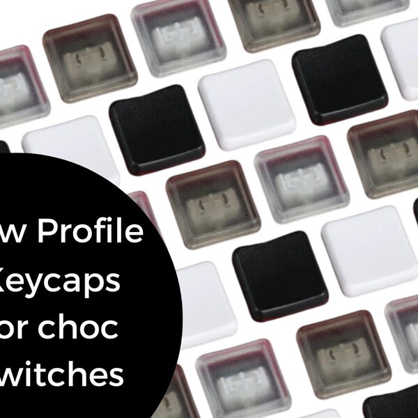 Pbt Low Profile Keycaps - Etsy