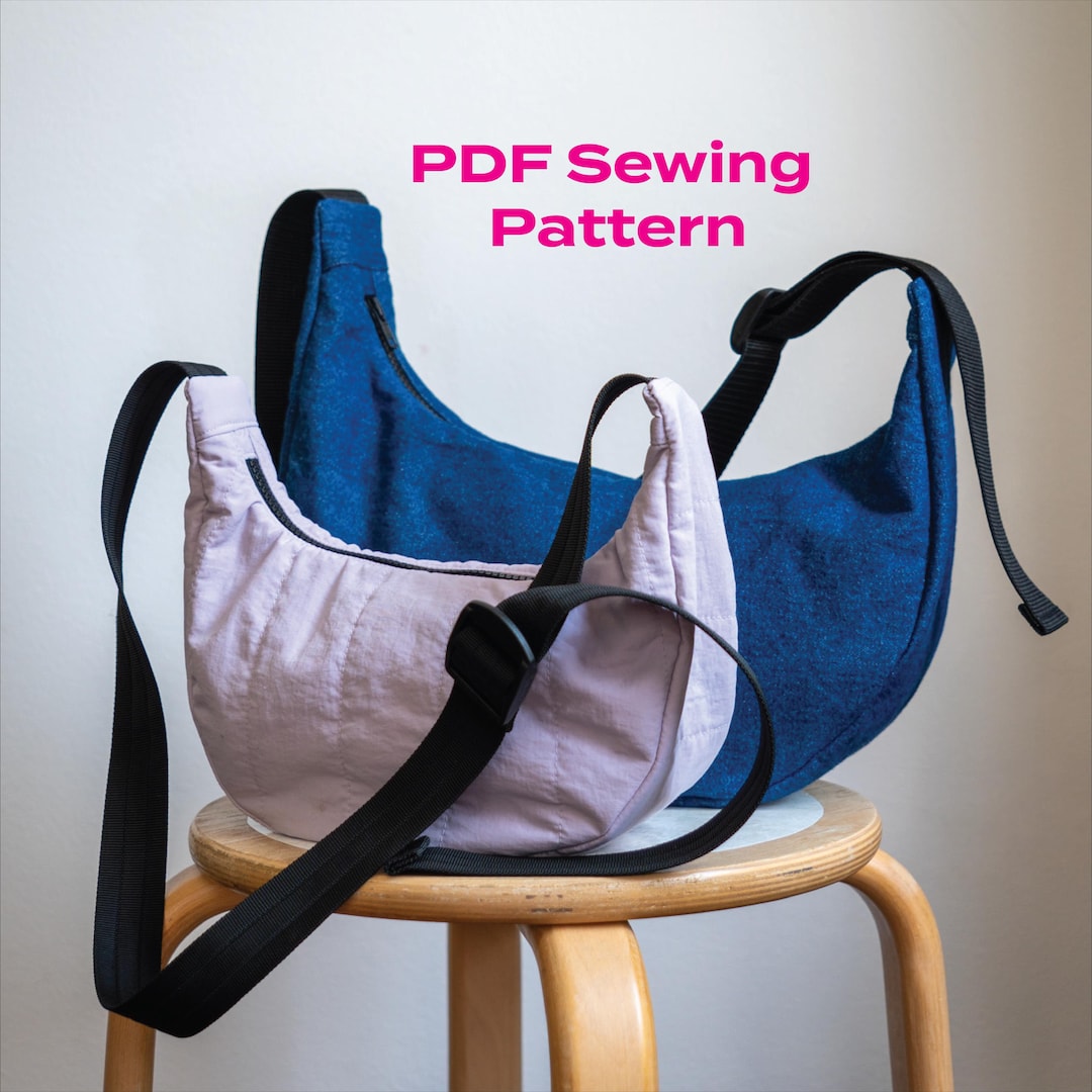 Crosstown Crescent Bag PDF Sewing Pattern - Etsy UK