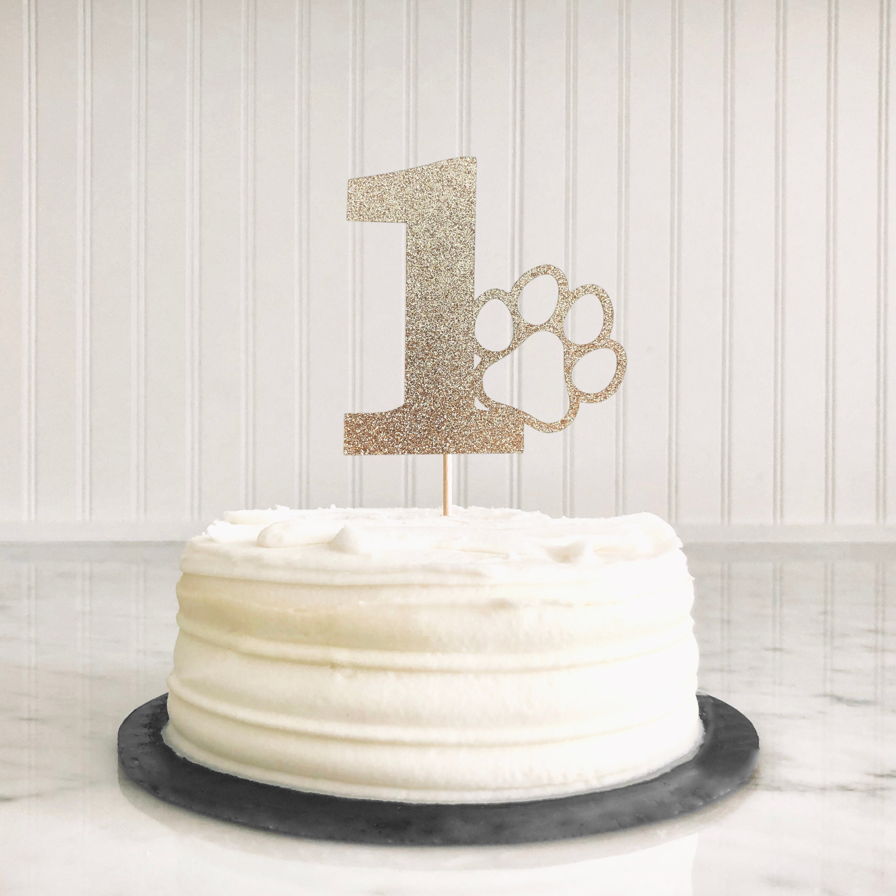 Dog Birthday Cake Topper First Birthday Cake Topper Dog Party Cake ...