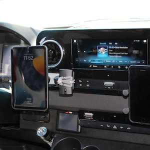 Mercedes Sprinter Dash Cubby Ram Dual Ball Mount/adapter - *please Read ...