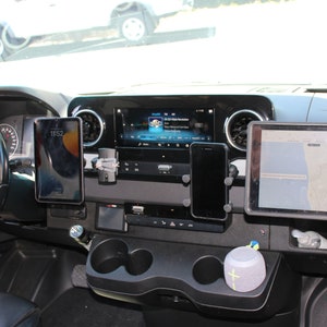 Mercedes Sprinter Dash Cubby Ram Dual Ball Mount/adapter - *please Read ...