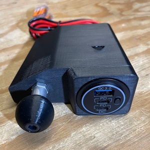 Mercedes Sprinter Dash Cubby Ram Single Ball Mount/adapter With USB ...