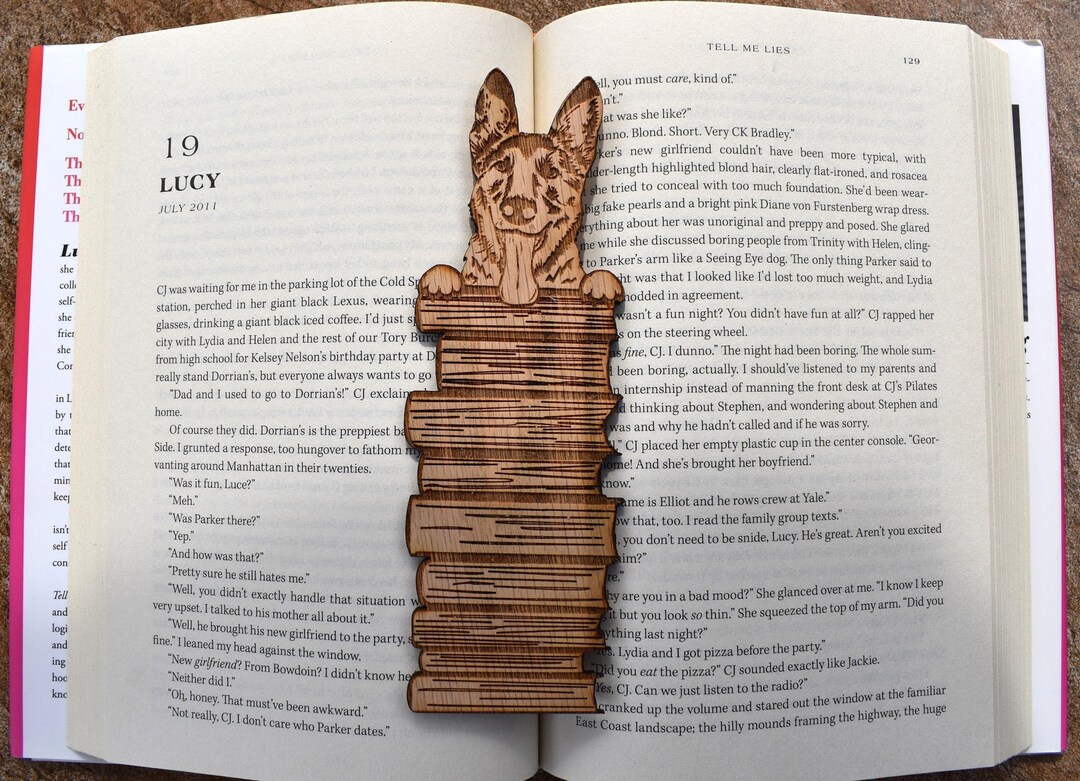 Wooden German Shepherd Bookmark: Engraved Dog Lover Gift - Etsy