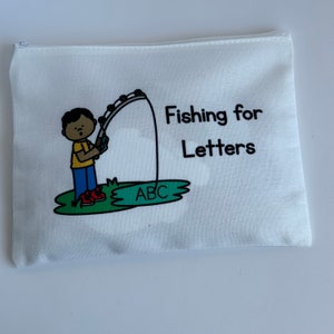 Fishing for Letters | Letter Identification and Matching | Preschool ...
