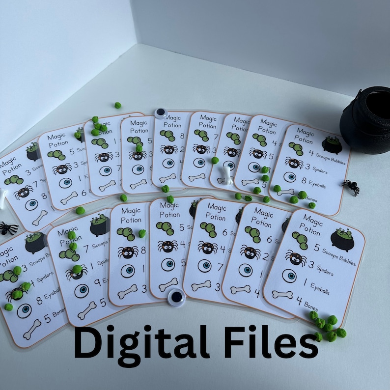 Magic Potion Sensory Bin Digital Download Cards Only - Etsy