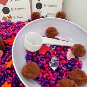 Friendship Potion Sensory Bin Sensory Bin Preschool Valentine Game ...