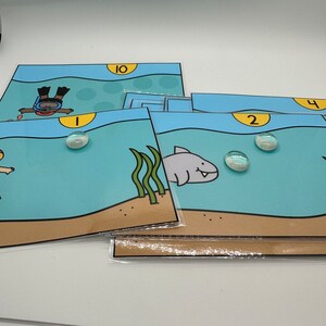 Underwater the Sea Counting | Preschool Centers Counting Game | Ready ...