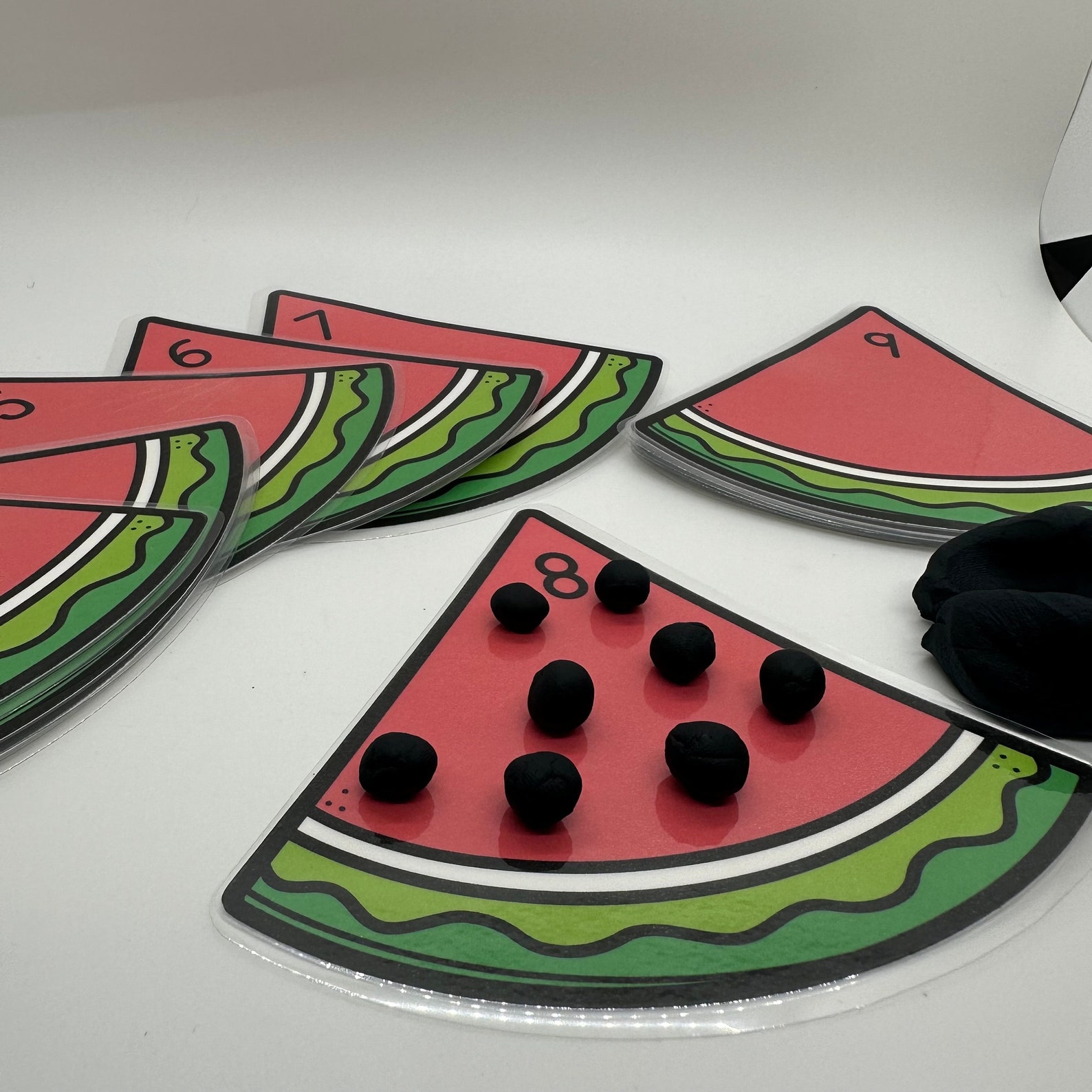 PDF ONLY | Playdough Counting 1-20 | Watermelon Playdough Mat | Hands ...