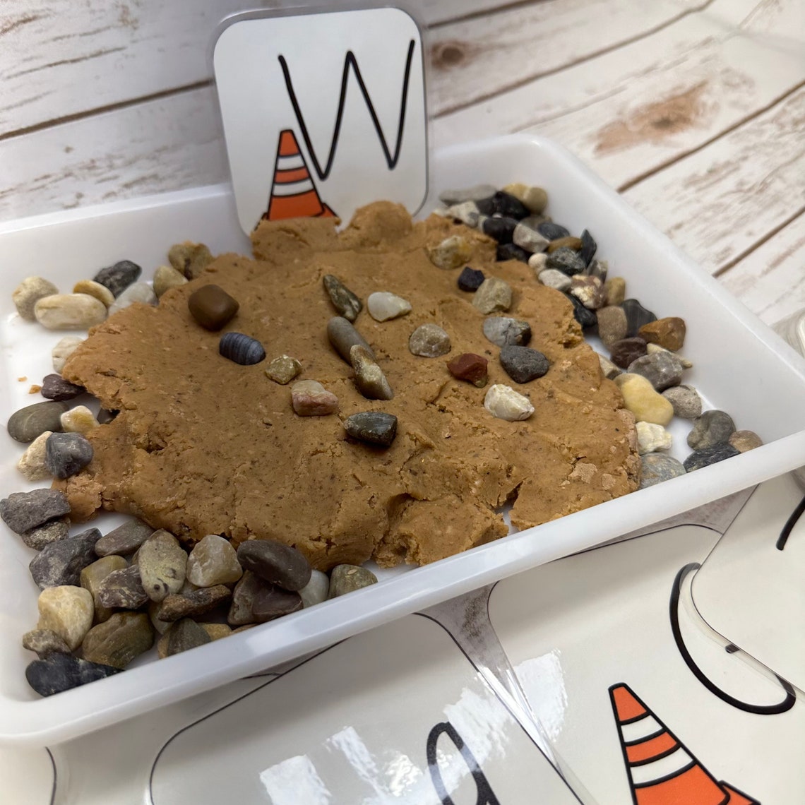 Build A Rock Letter Practice | Construction Letter Activities | Early ...