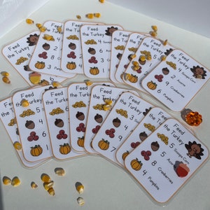 Feed the Turkey Sensory Bin | Sensory Bin | Preschool Thanksgiving Game ...