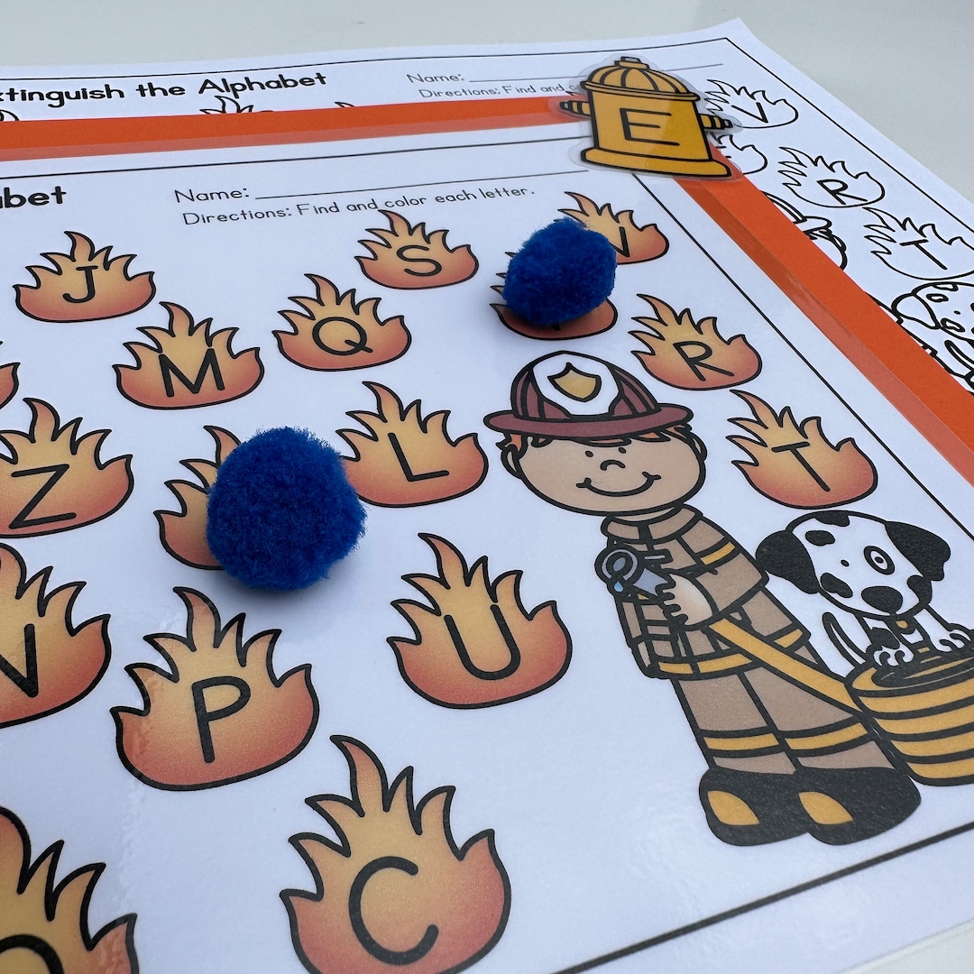 Extinguish the Alphabet | Letter Identification and Matching ...