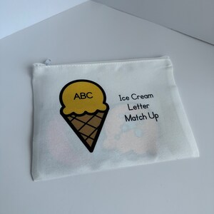 Ice Cream Letter Matching | Preschool Summer Learning - Etsy