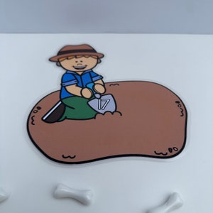 Dinosaur Bone Counting | Preschool Centers Counting Game | Ready to Go ...