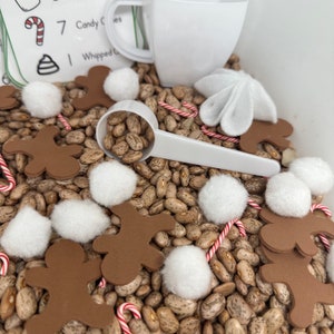 Hot Chocolate Sensory Bin Sensory Bin Preschool Winter Game Homeschool ...