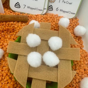 Make a Pumpkin Pie | Sensory Bin | Preschool Fall Unit Study Game ...