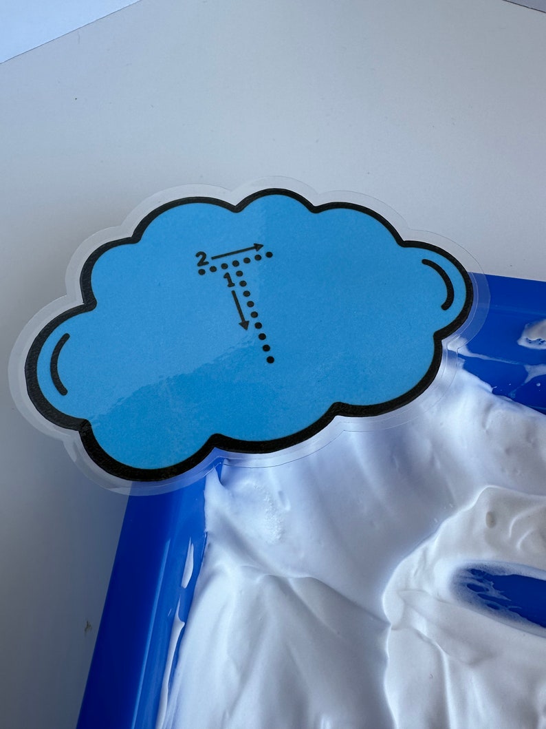 Cloud Writing | Sensory Writing | Letter Practice | Sensory Bin ...