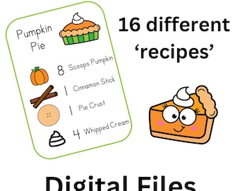Make a Pumpkin Pie | Sensory Bin | Preschool Fall Unit Study Game ...