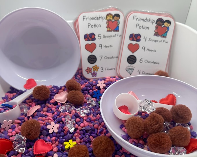 Valentine's Day Sensory Bin Valentine's Day Sensory Kit Valentine ...