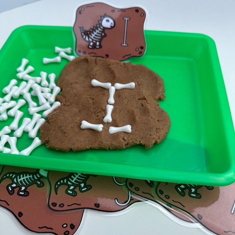 Build A Bone Letter Practice Dinosaur Activities Early - Etsy