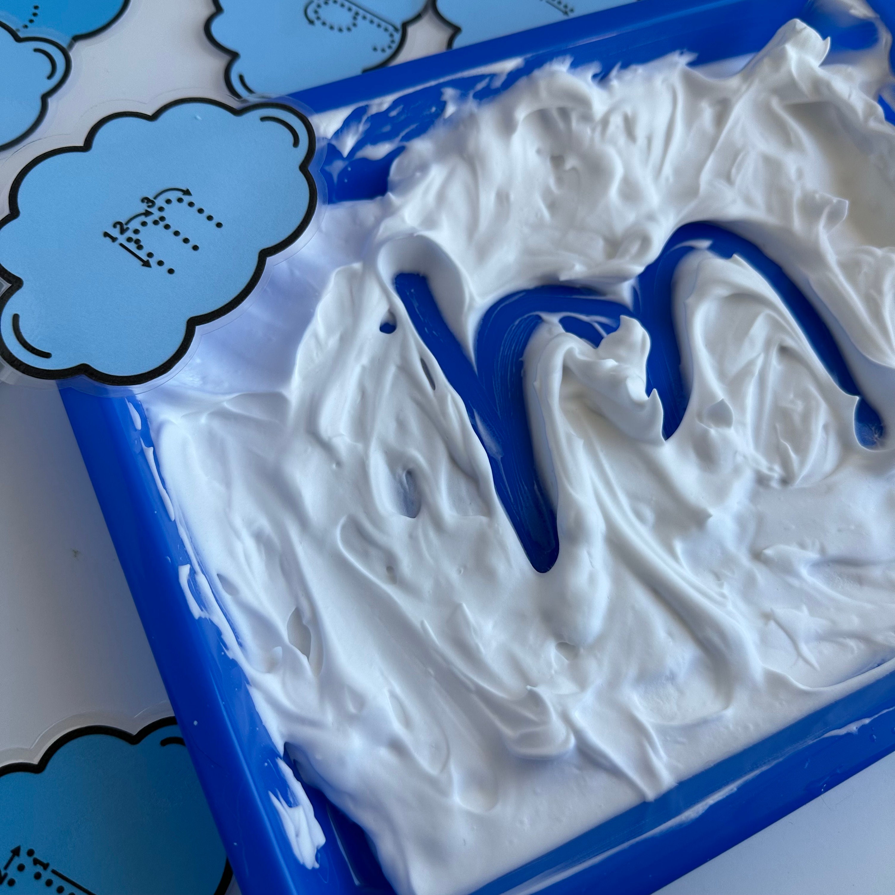 Cloud Writing Sensory Writing Letter Practice Sensory - Etsy
