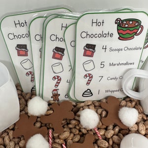 Hot Chocolate Sensory Bin Sensory Bin Preschool Winter Game Homeschool ...