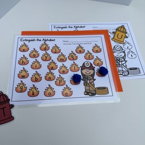 Extinguish the Alphabet | Letter Identification and Matching ...