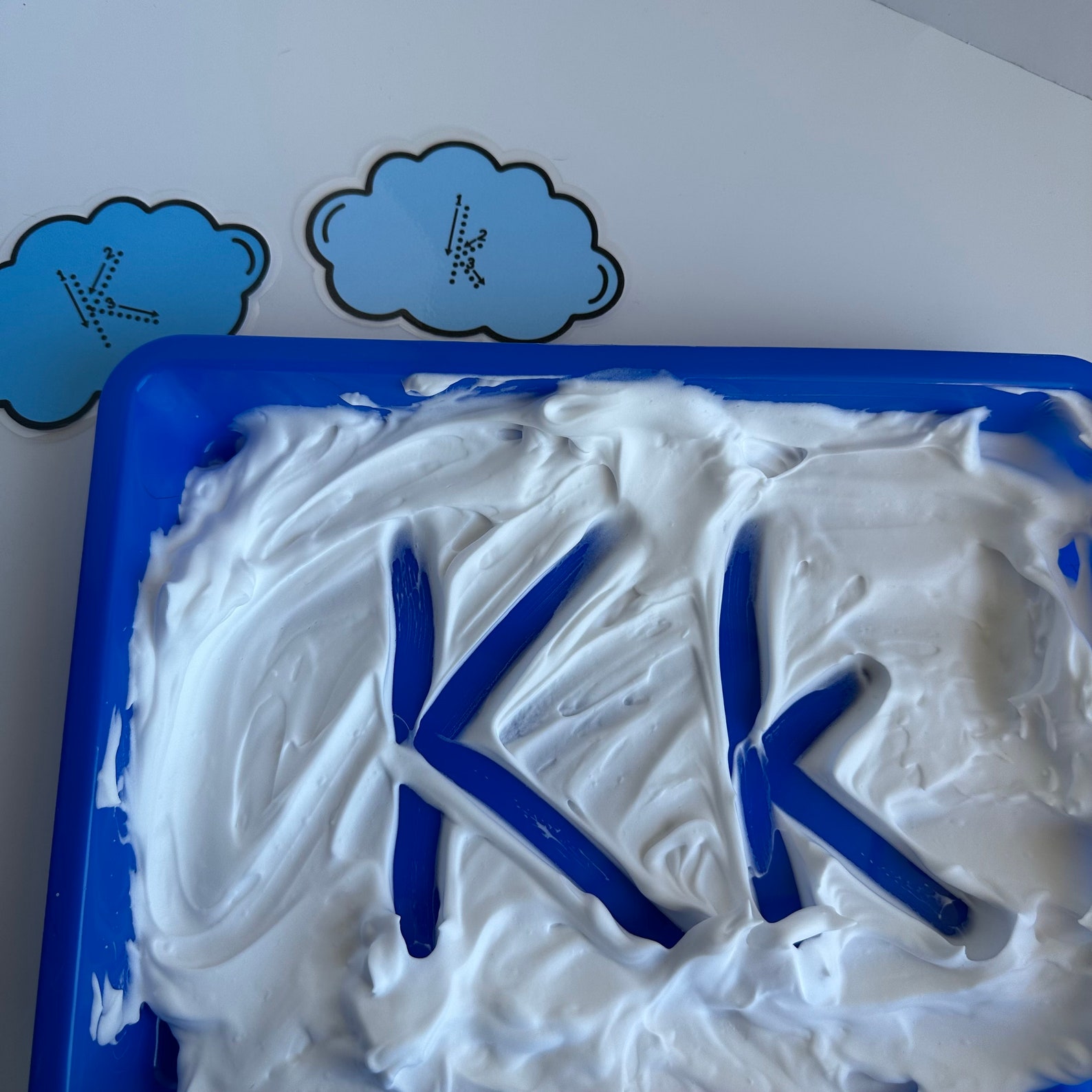 Cloud Writing | Sensory Writing | Letter Practice | Sensory Bin ...
