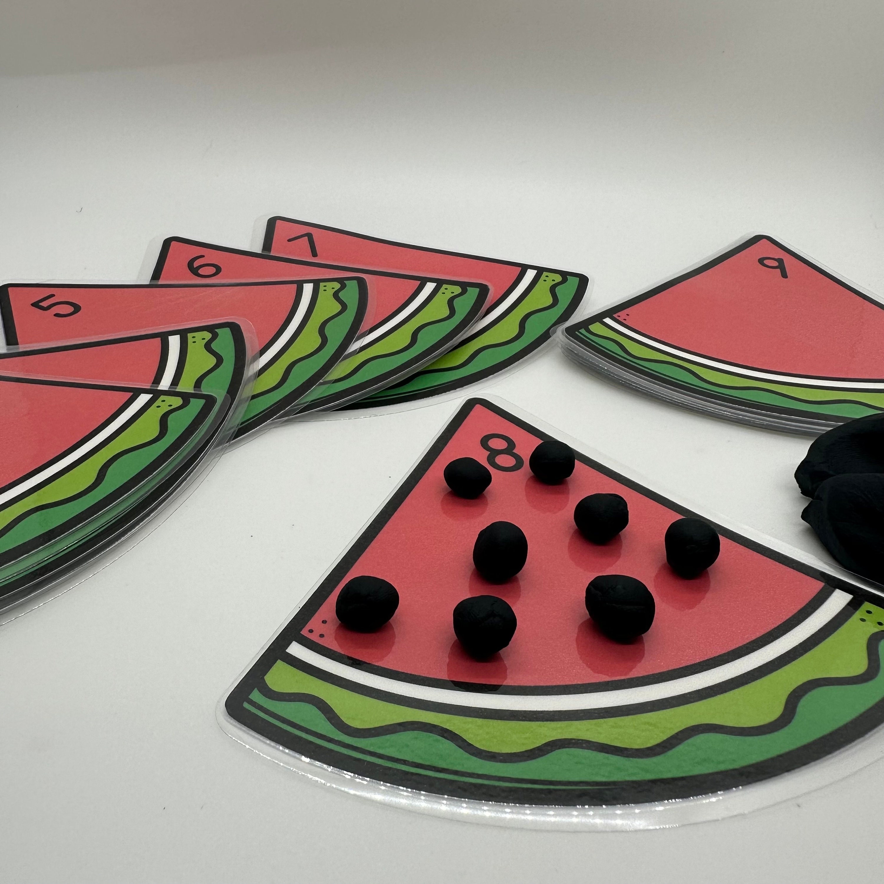Playdough Counting 1-20 | Watermelon Playdough Mat | Hands on Learning ...