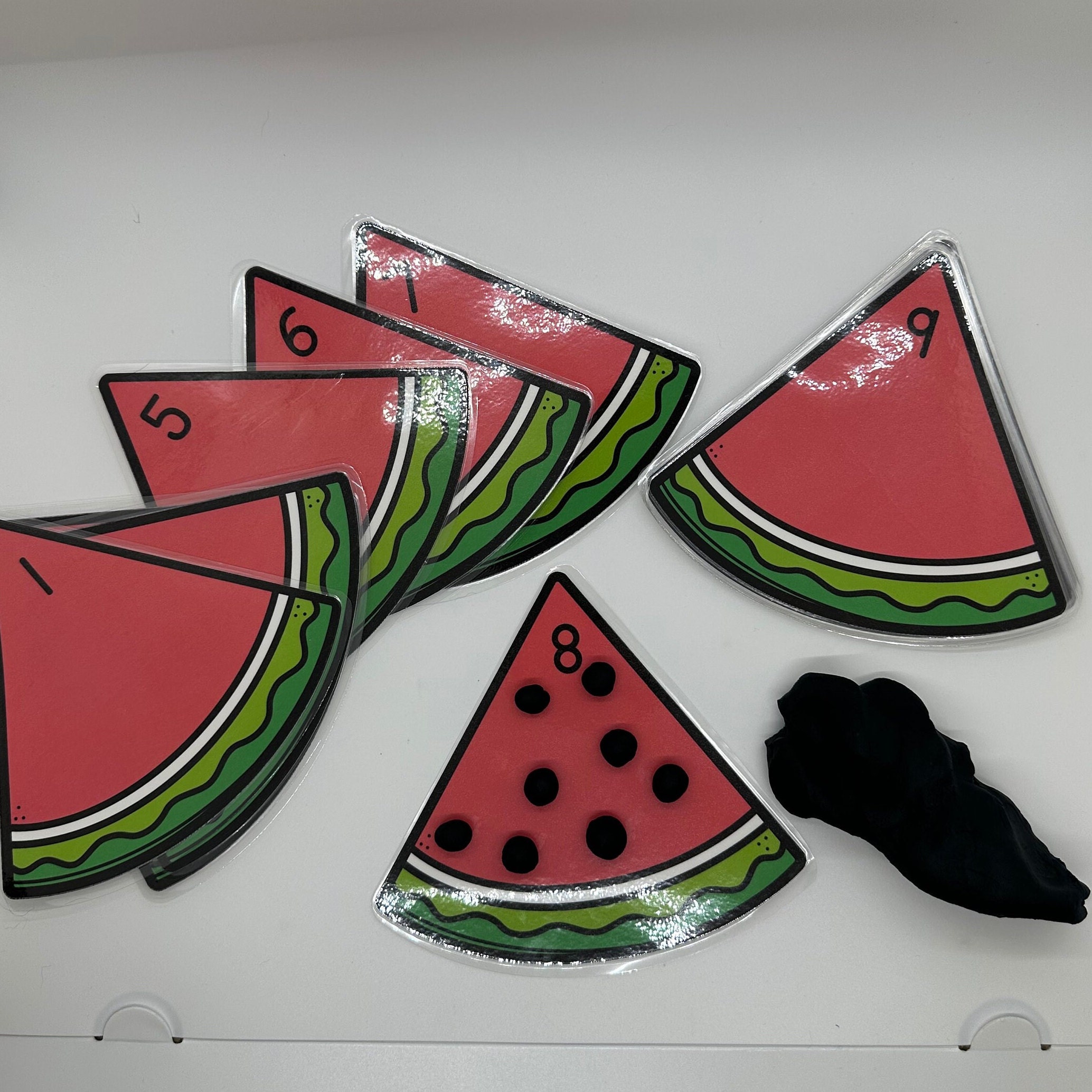 PDF ONLY | Playdough Counting 1-20 | Watermelon Playdough Mat | Hands ...