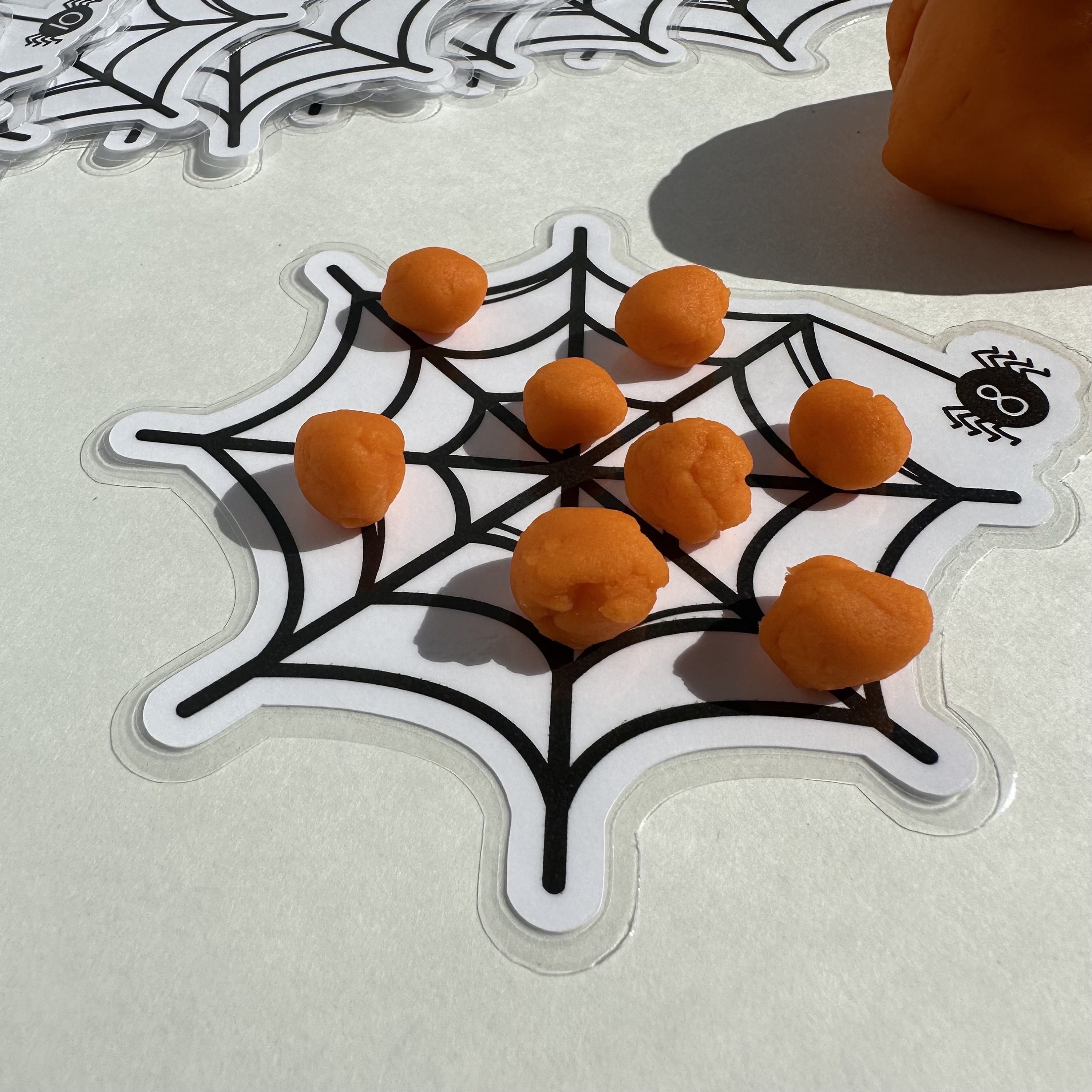 Playdough Counting 1-20 Spider Playdough Mat Hands on Learning ...