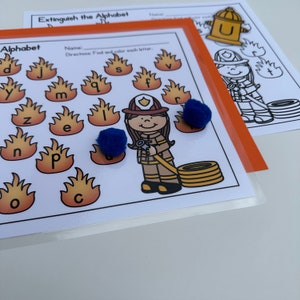 Extinguish the Alphabet | Letter Identification and Matching ...