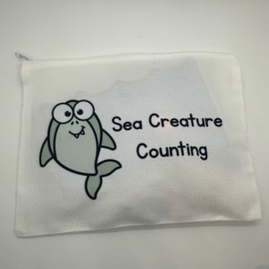 Sea Creature Counting Preschool Centers Counting Game Ready to Go Busy ...
