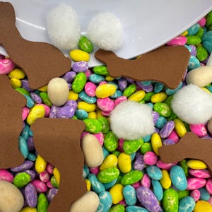 Easter Bunny Sensory Bin | Sensory Bin | Preschool Spring Game ...